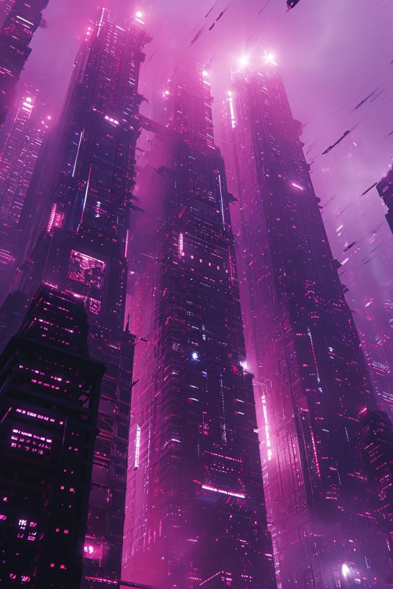 The Mega Buildings of Cyberpunk City