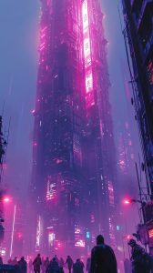 The Mega Buildings of Cyberpunk City