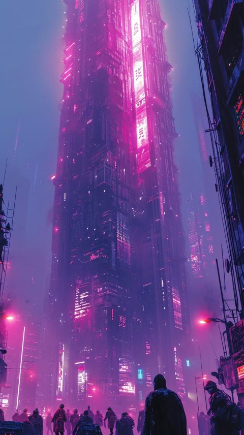 The Mega Buildings of Cyberpunk City