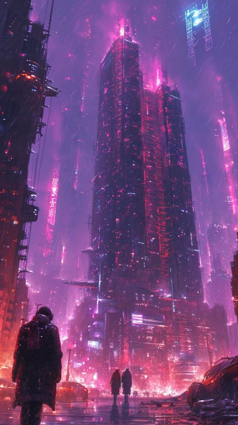 The Mega Buildings of Cyberpunk City