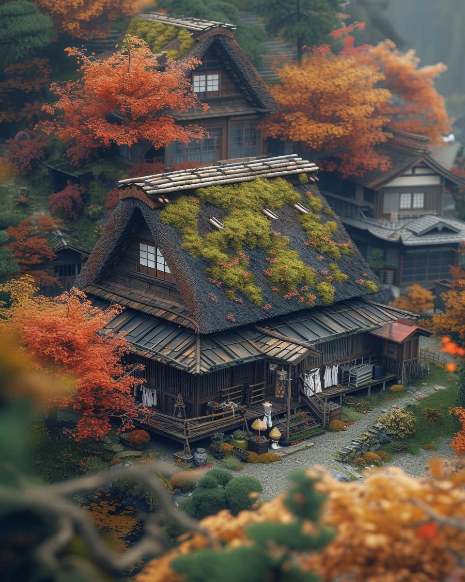 A Gassho-Zukuri Inspired Style House