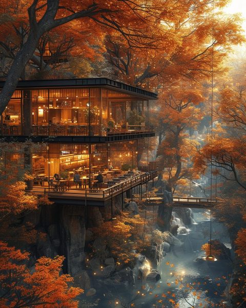 Cafes by the Forest
