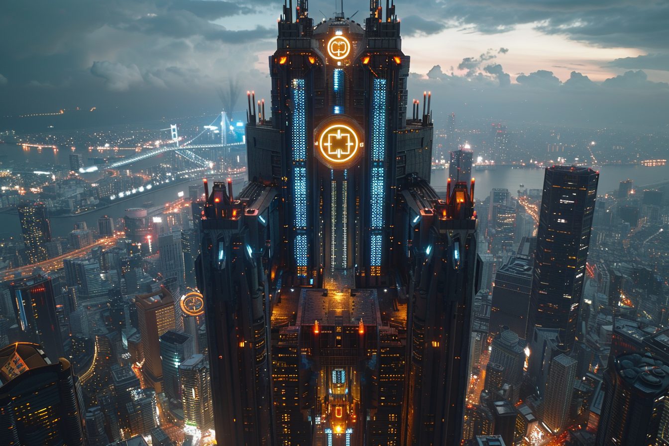Cyberpunk Mega Skyscrapers