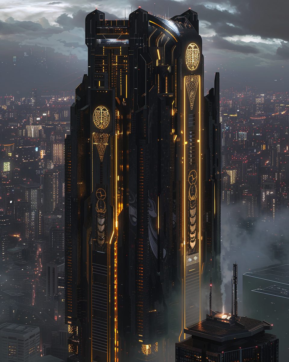 Cyberpunk Mega Skyscrapers
