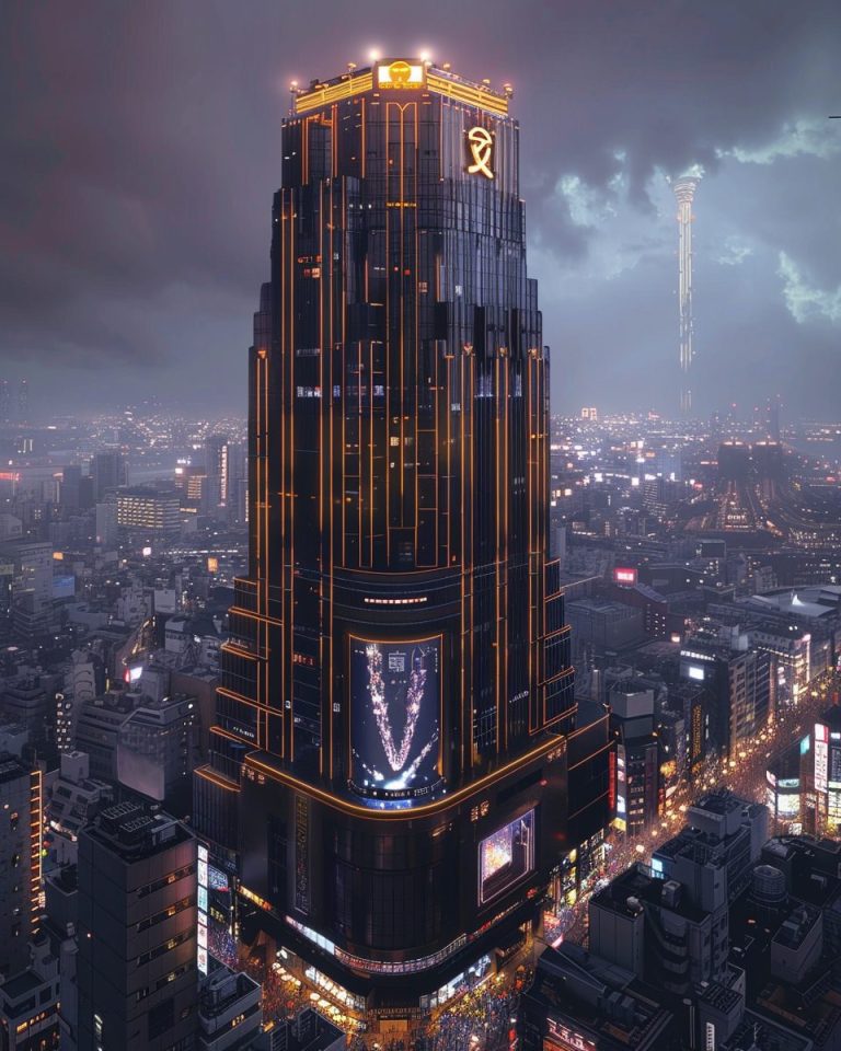 Cyberpunk Mega Skyscrapers