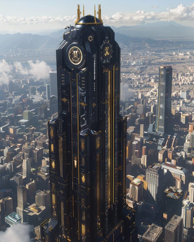 Cyberpunk Mega Skyscrapers