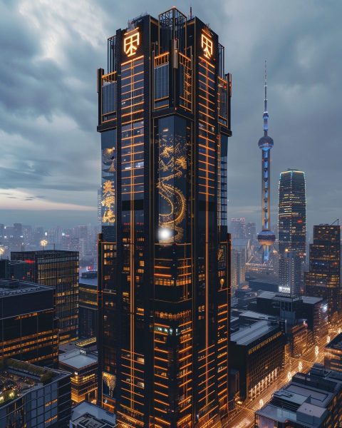 Cyberpunk Mega Skyscrapers