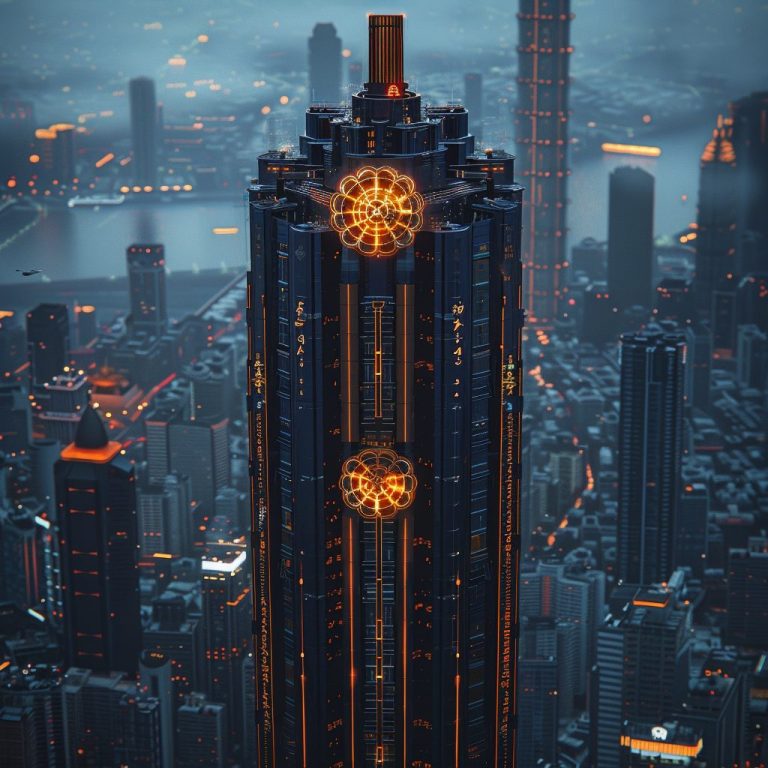 Cyberpunk Mega Skyscrapers
