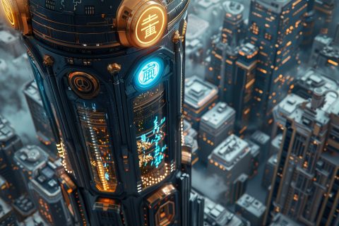 Cyberpunk Mega Skyscrapers