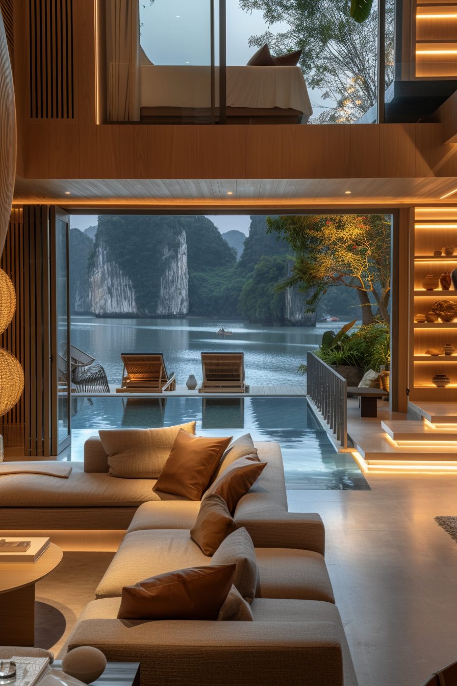 Luxurious Contemporary Homes with Amazing Waterfront Views