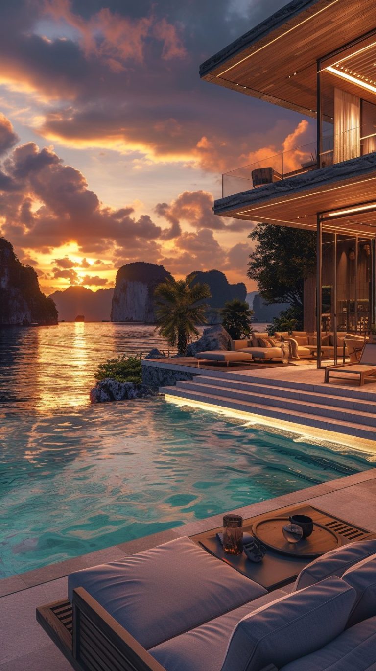Luxurious Contemporary Homes with Amazing Waterfront Views