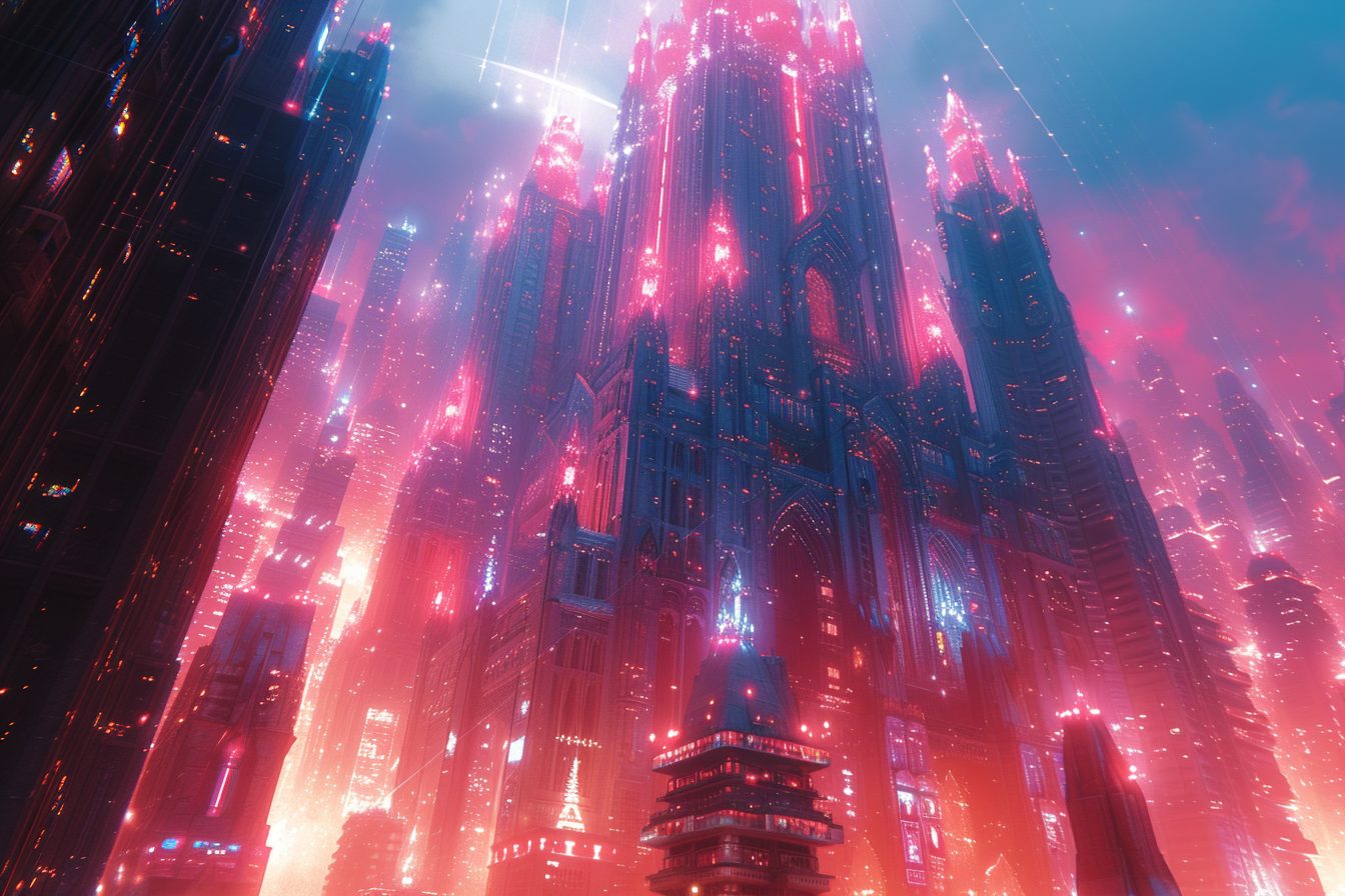 Mega Cyberpunk Building Designs