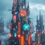 Mega Cyberpunk Building Designs