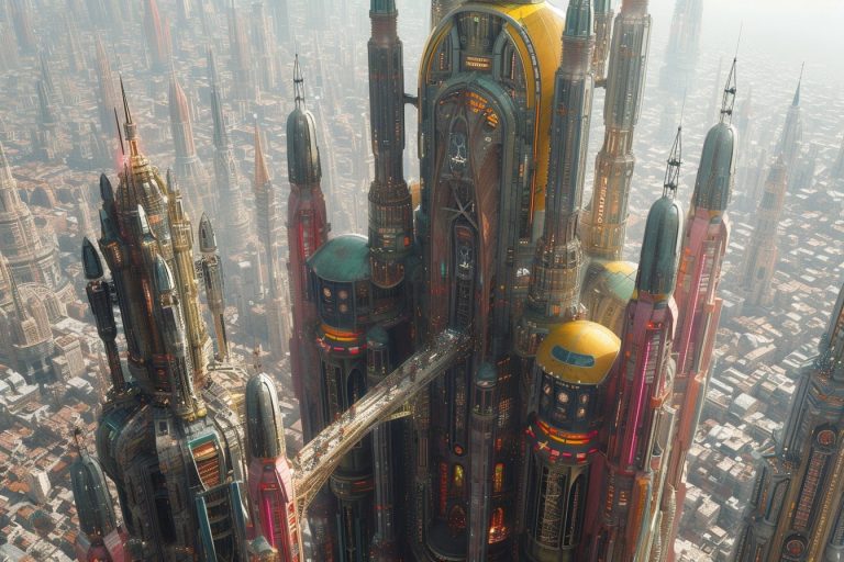 Mega Cyberpunk Building Designs