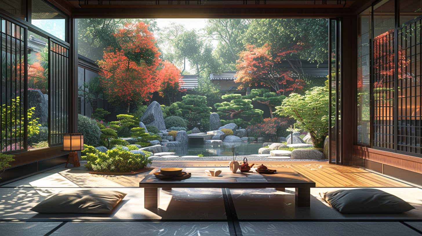 Modern Japanese Style Houses With Courtyard Gardens