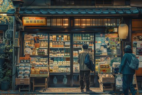 Old Provision Shops in the Tokyo Suburbs