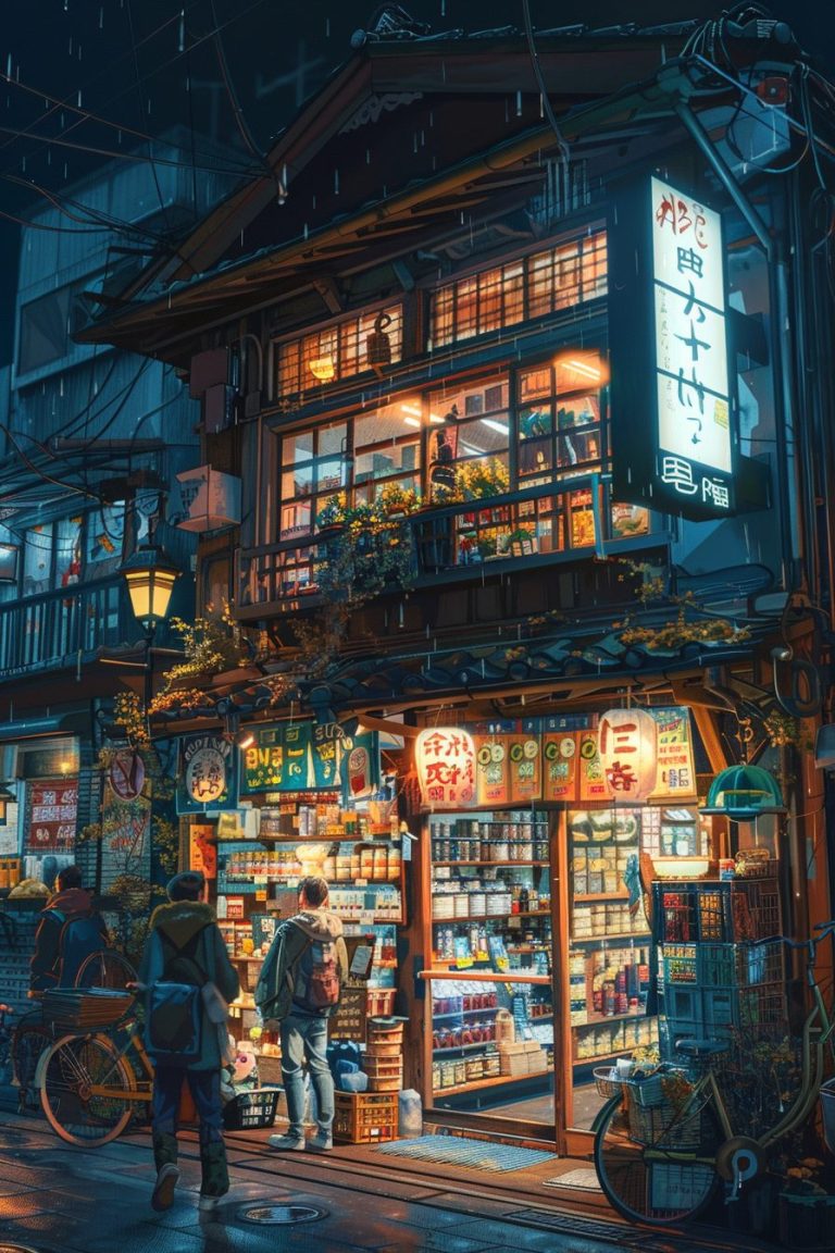 Old Provision Shops in the Tokyo Suburbs