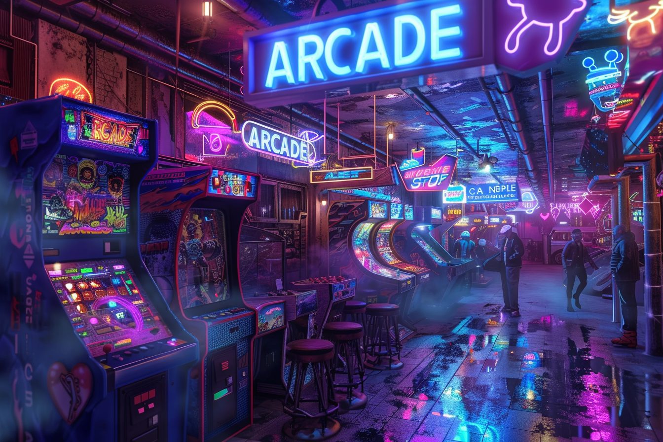 The Cyberpunk Arcade Shops