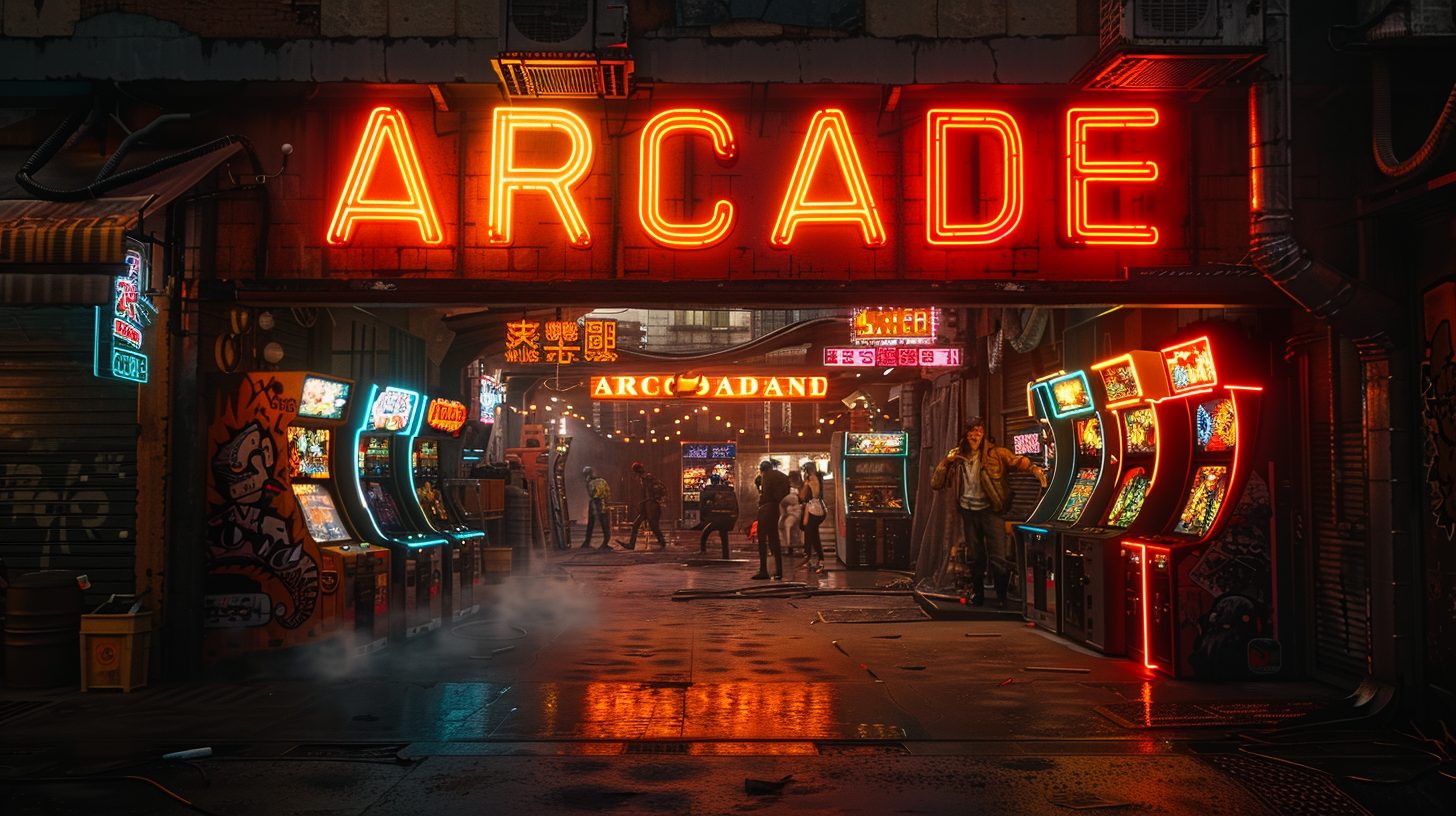 The Cyberpunk Arcade Shops