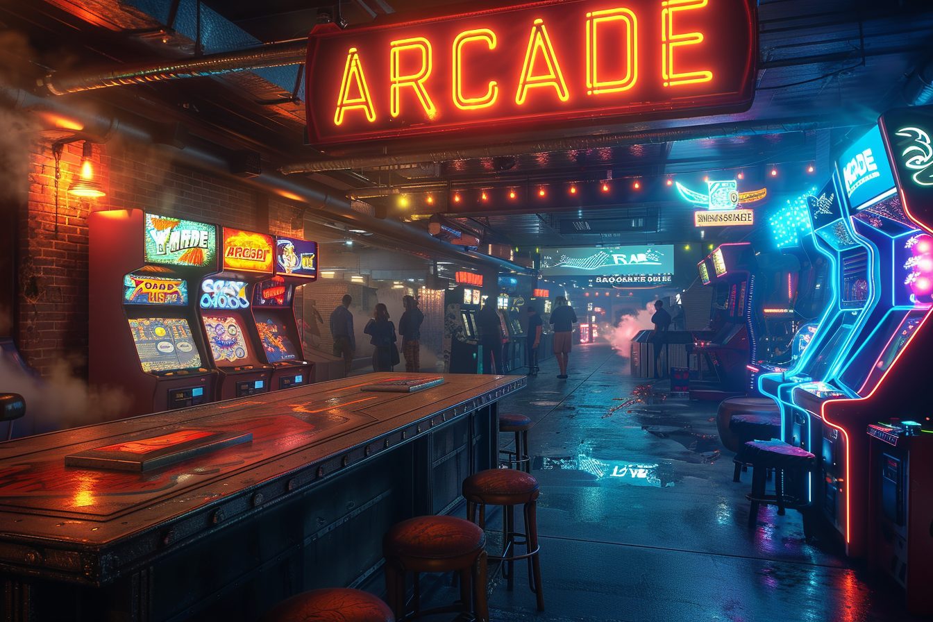 The Cyberpunk Arcade Shops