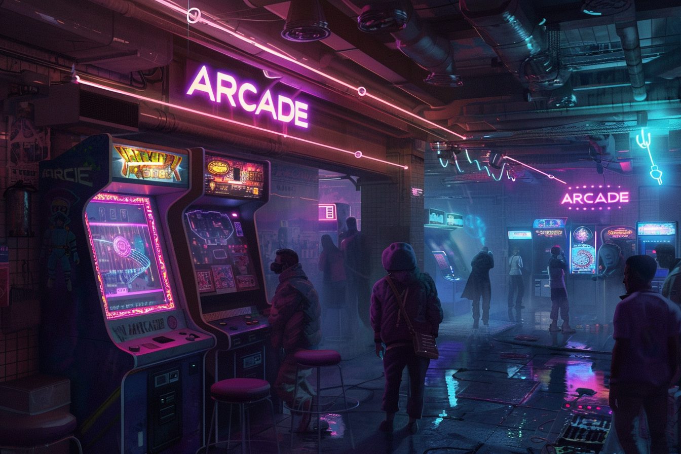 The Cyberpunk Arcade Shops