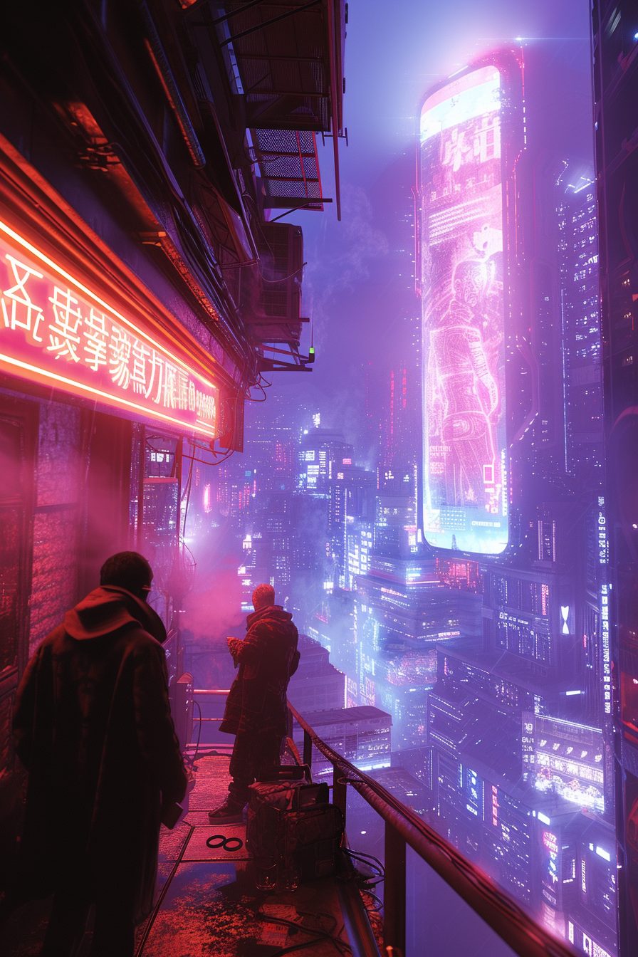 The Cyberpunk Cityscape and Its Dwellers