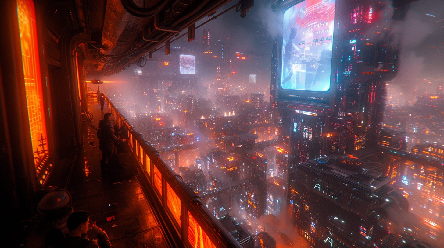 The Cyberpunk Cityscape and Its Dwellers