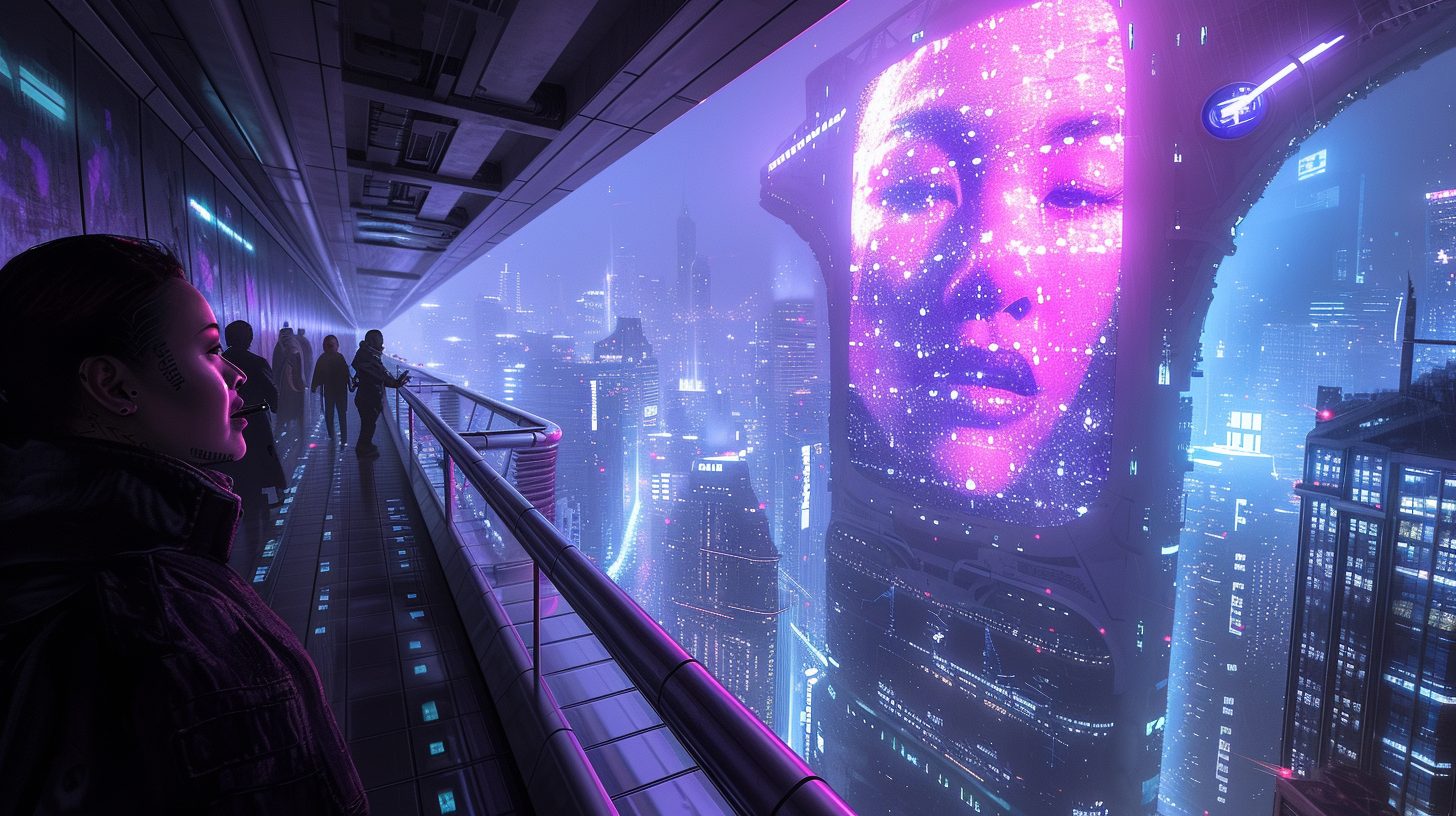 The Cyberpunk Cityscape and Its Dwellers