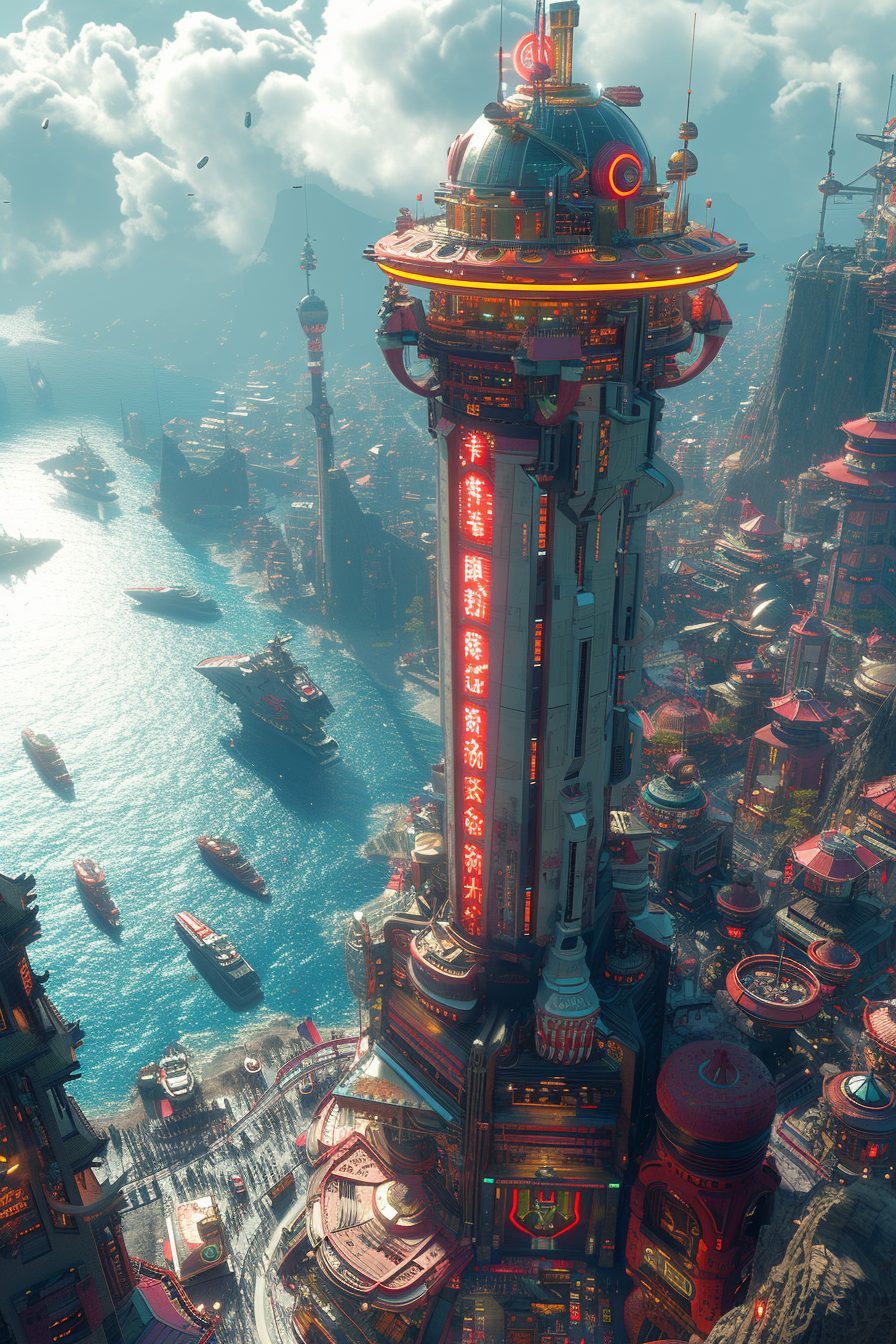 The Cyberpunk Lighthouse
