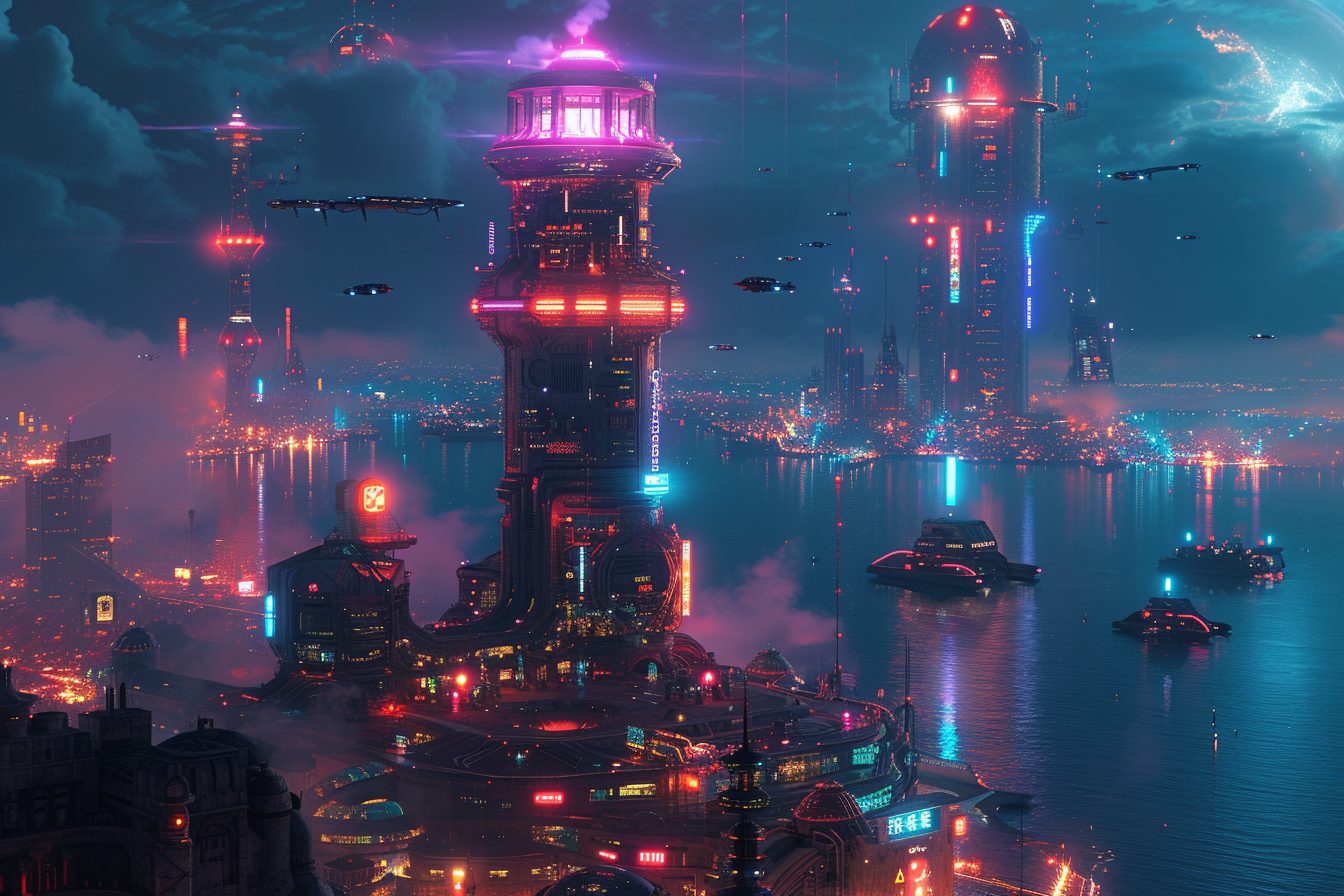 The Cyberpunk Lighthouse