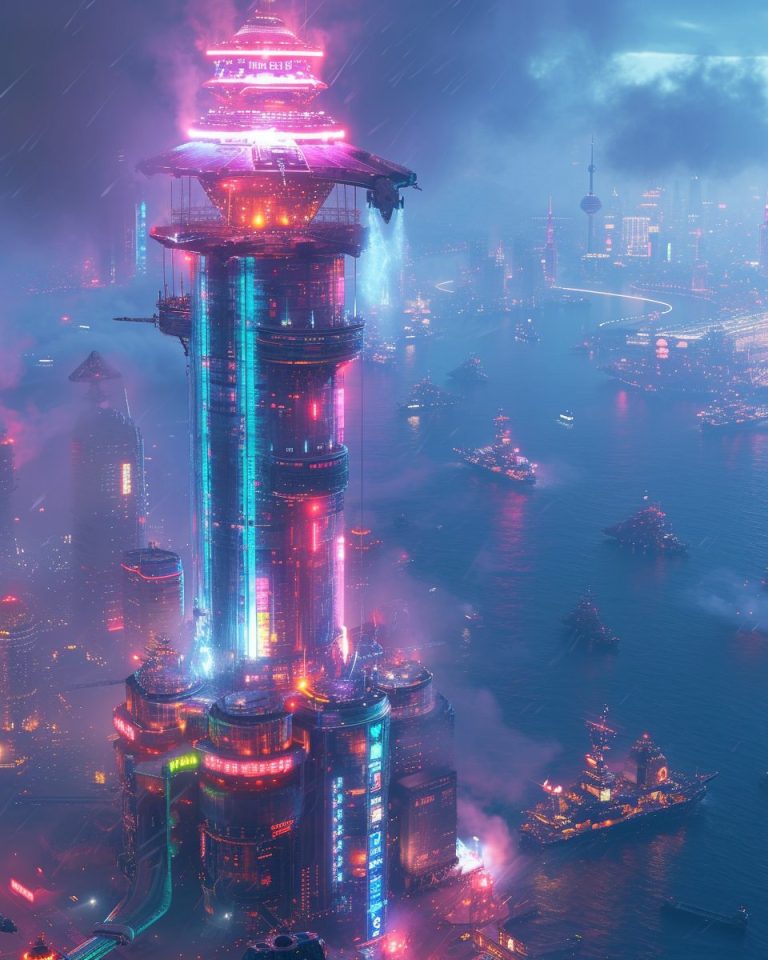 The Cyberpunk Lighthouse