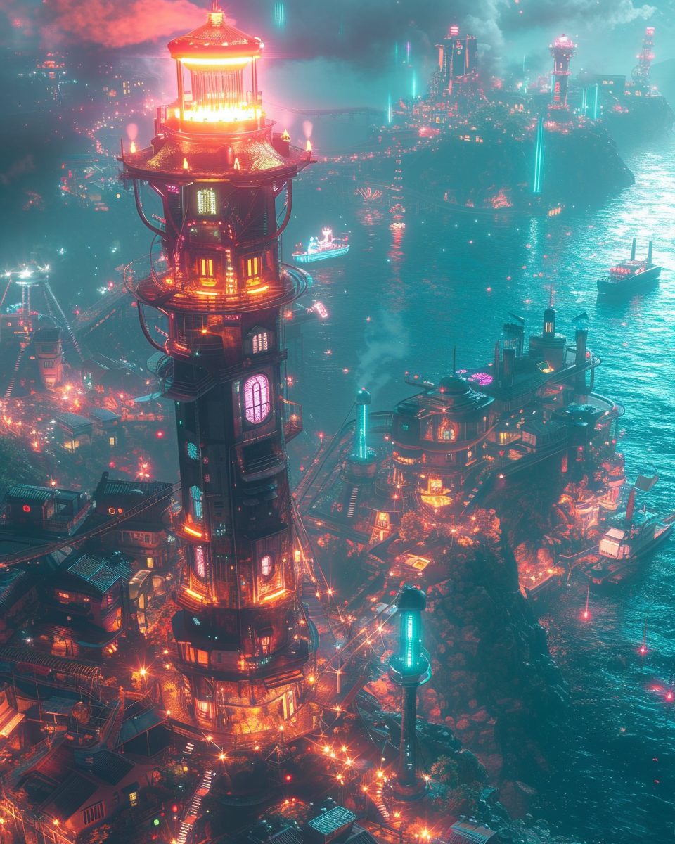 The Cyberpunk Lighthouse