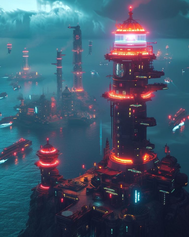 The Cyberpunk Lighthouse