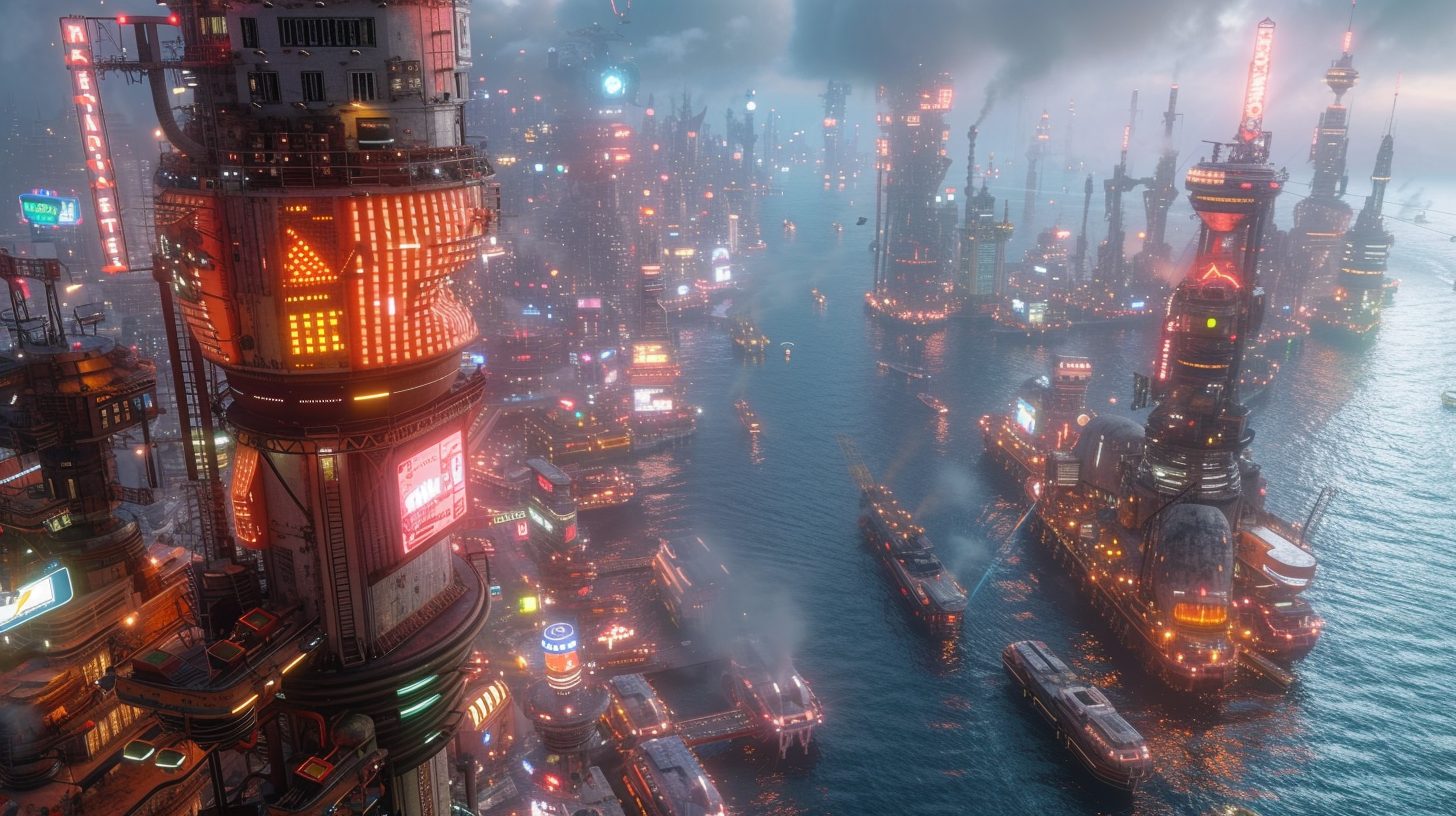 The Cyberpunk Lighthouse