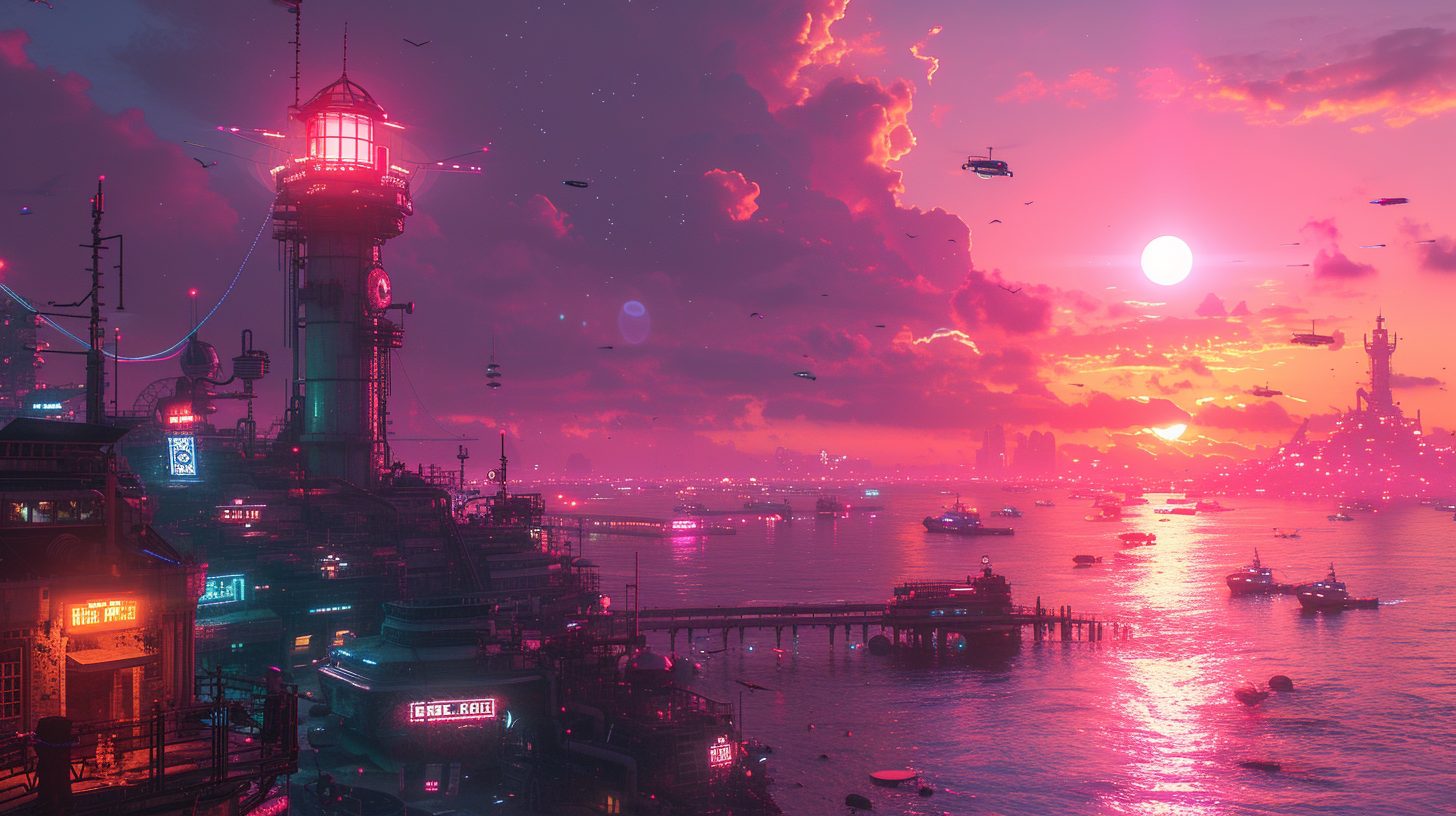 The Cyberpunk Lighthouse