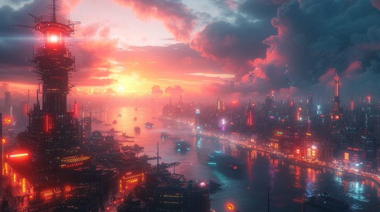 The Cyberpunk Lighthouse