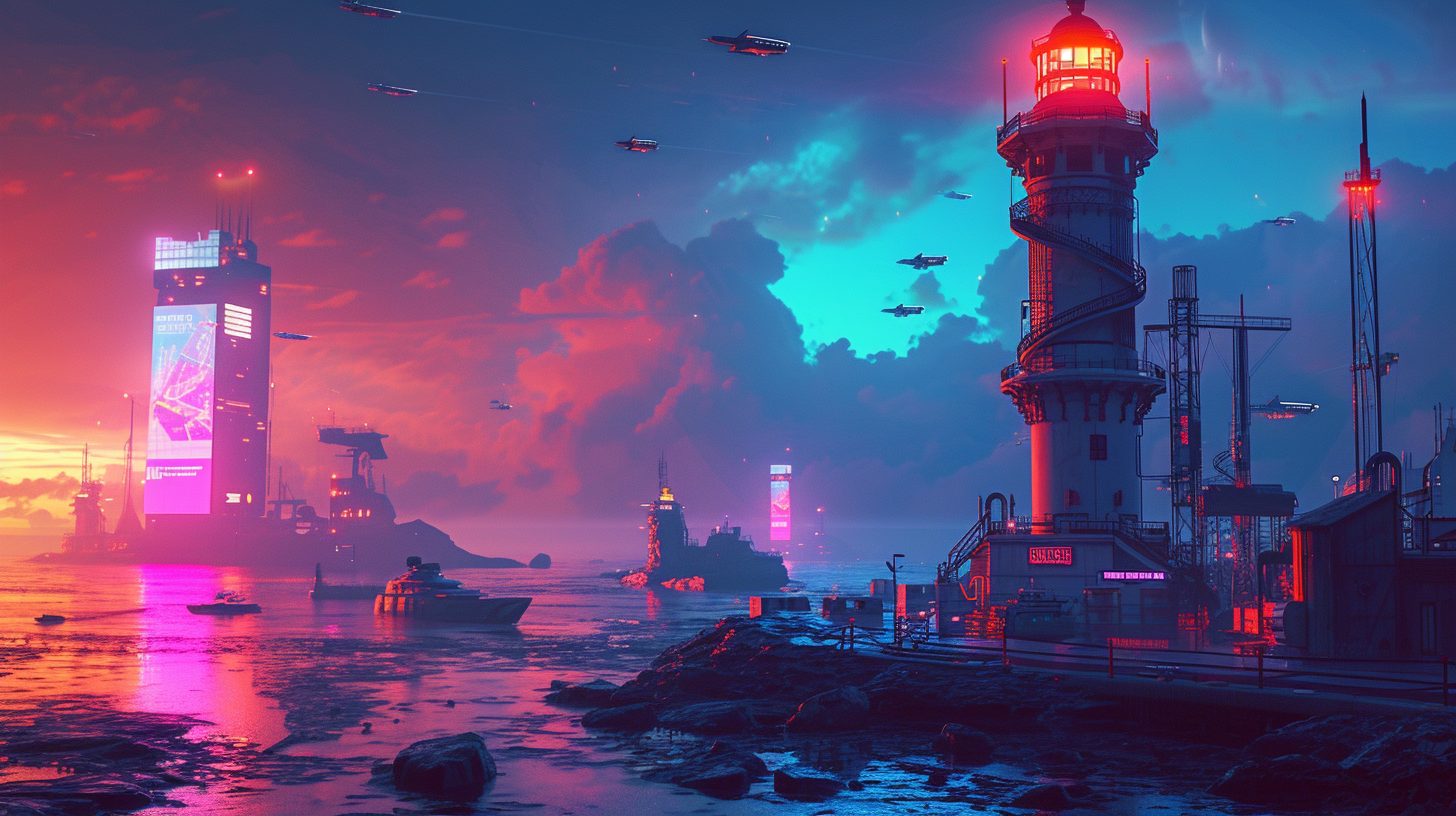 The Cyberpunk Lighthouse