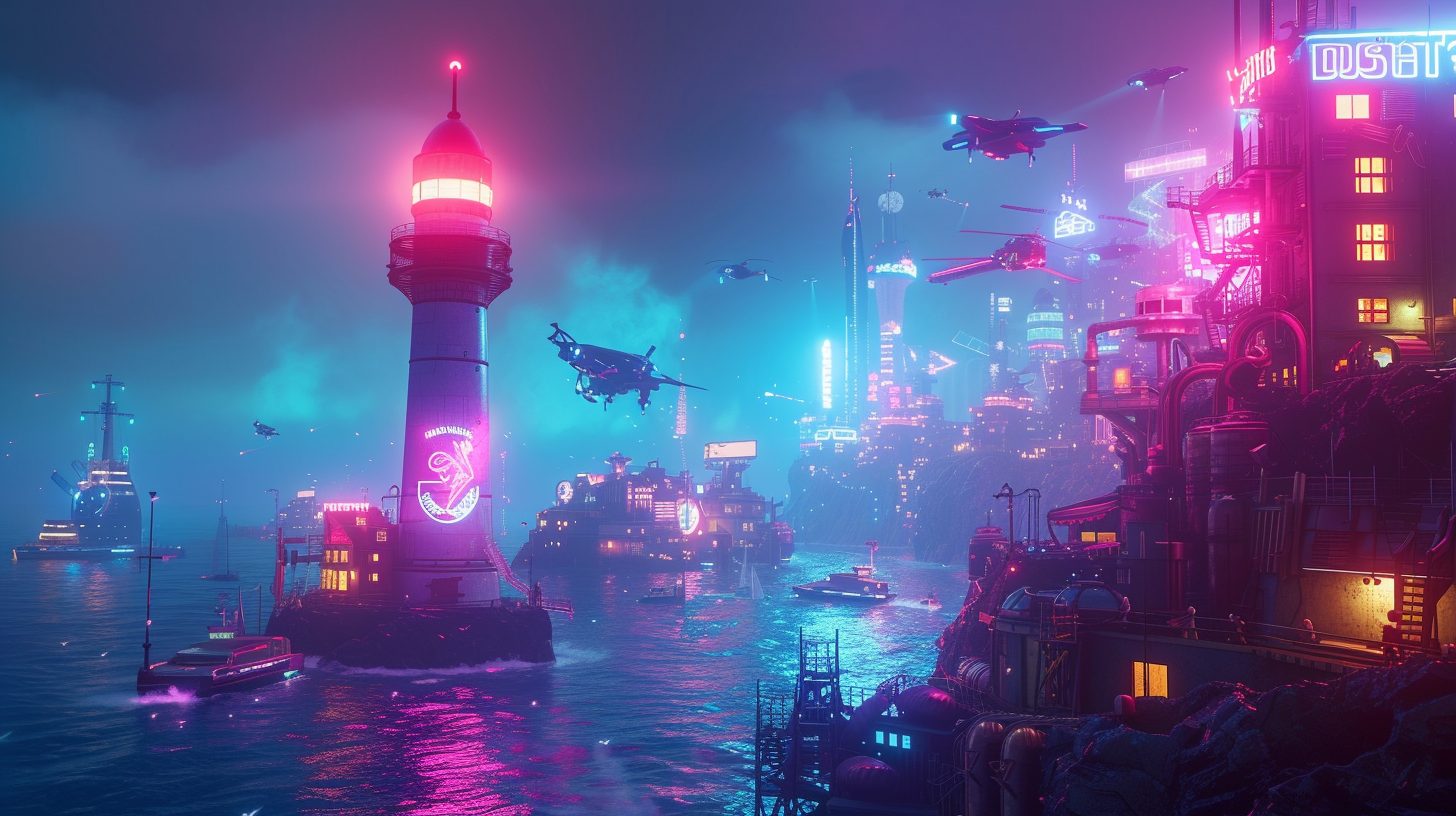 The Cyberpunk Lighthouse