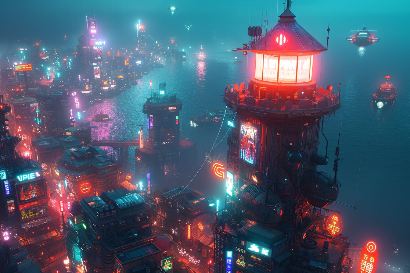 The Cyberpunk Lighthouse