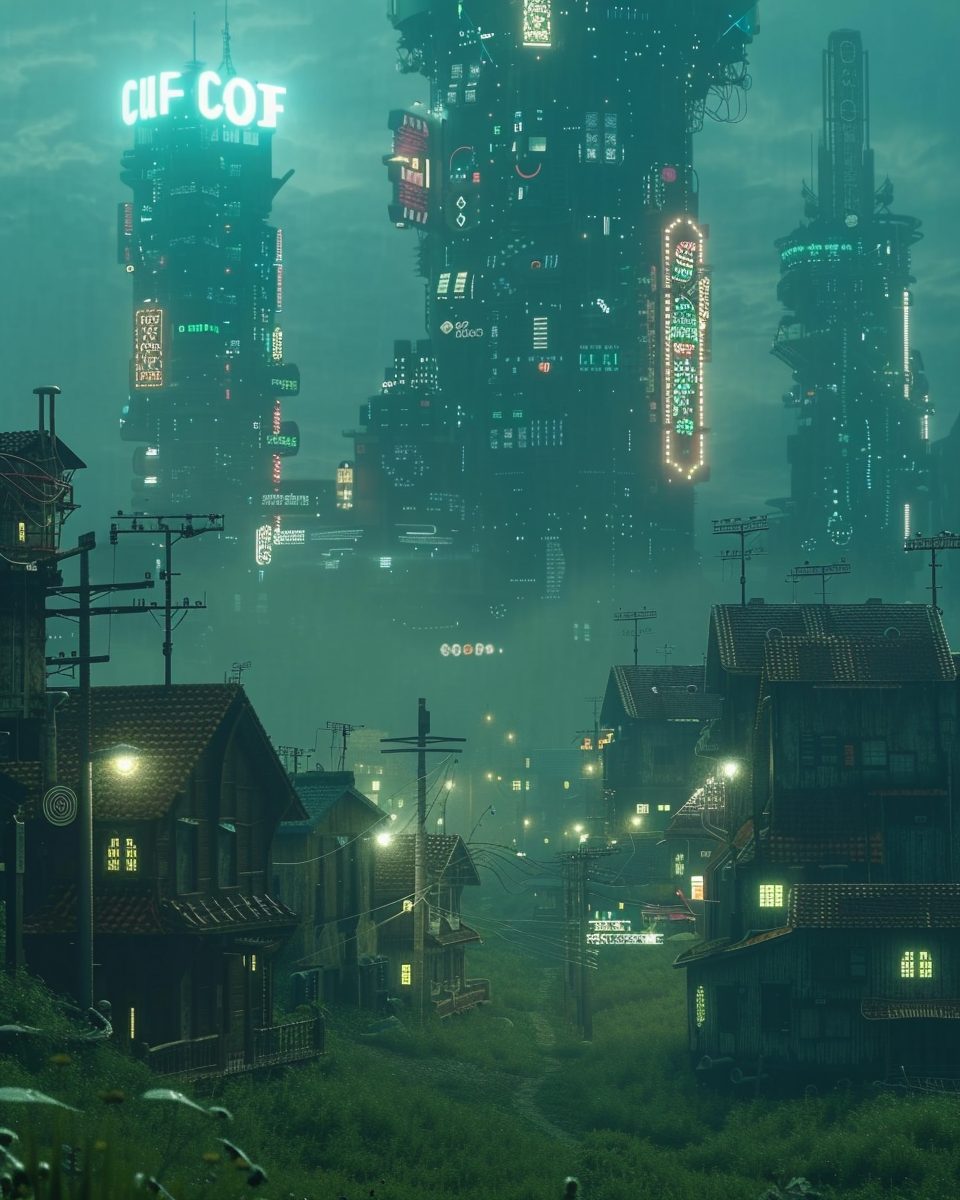 The Houses Outside of Cyberpunk City
