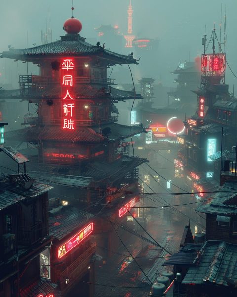 The Chinatowns of Cyberpunk City