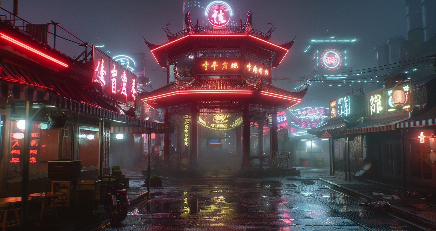 The Chinatowns of Cyberpunk City