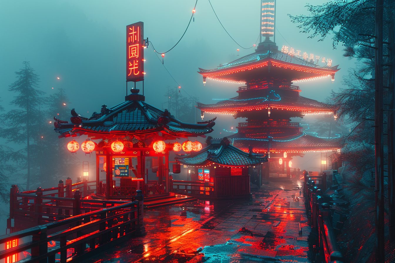 The Chinatowns of Cyberpunk City