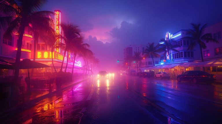 Urban Landscapes with Miami Vibes