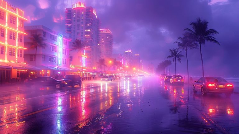 Urban Landscapes with Miami Vibes