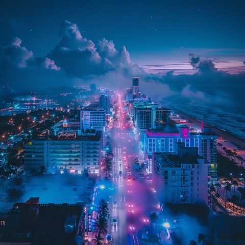Urban Landscapes with Miami Vibes