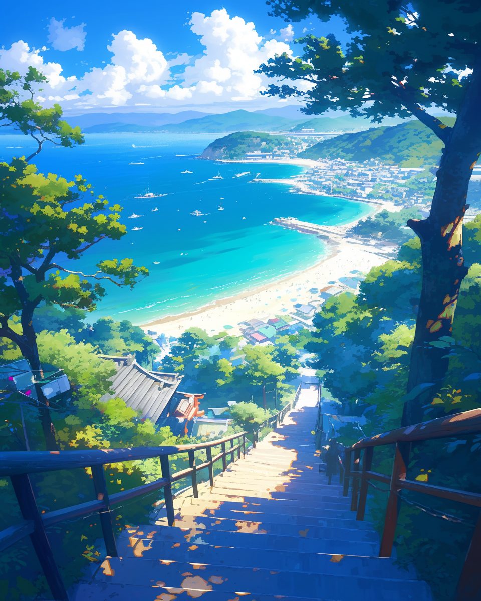A Hidden Beach – Anime Vibes