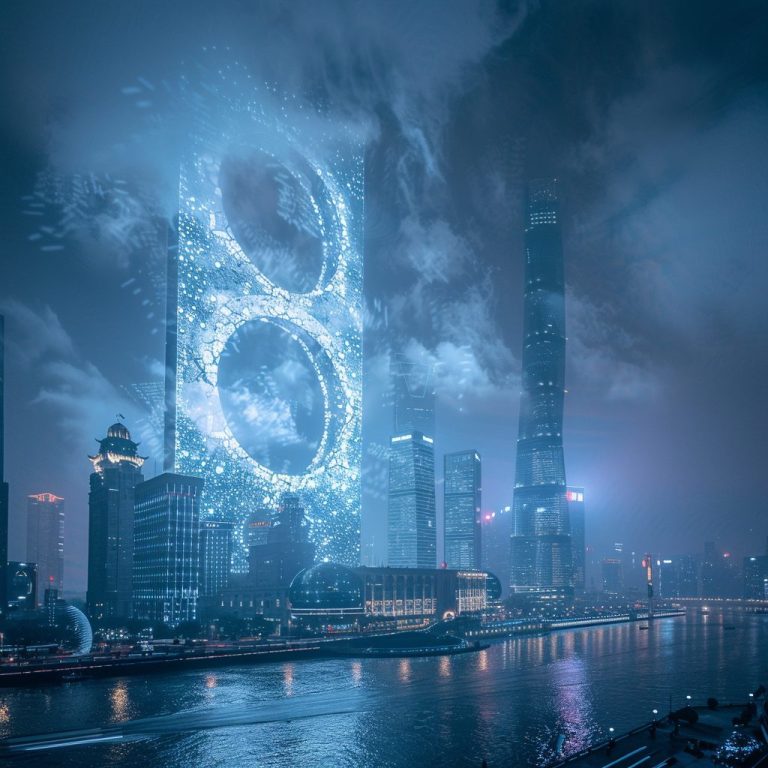 The Cyberpunk Shanghai City