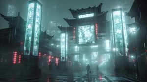 The Cyberpunk Shanghai City