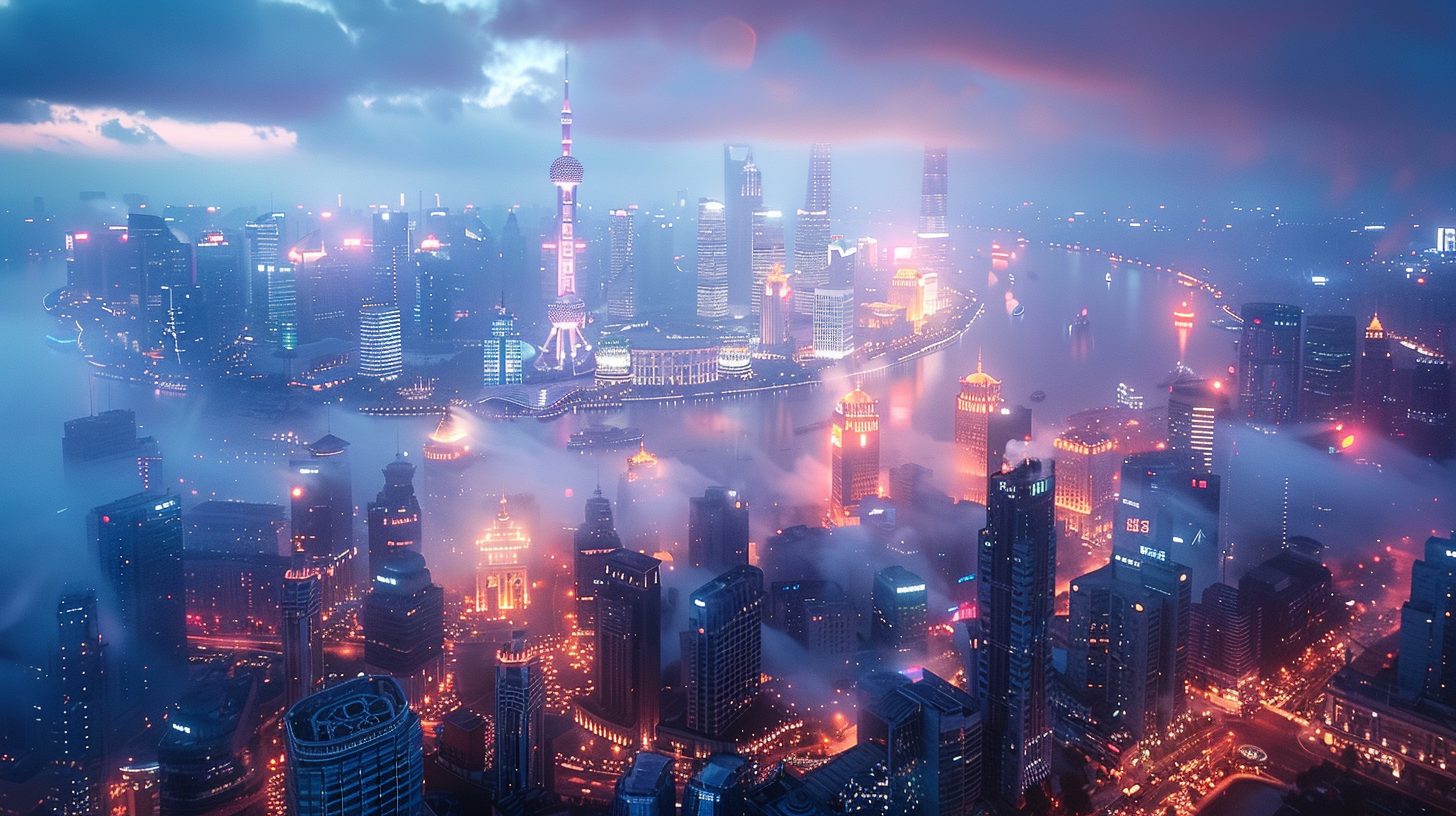 The Cyberpunk Shanghai City
